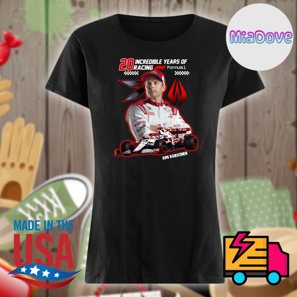 20 incredible years of Racing Kimi Raikkonen signature shirt, hoodie ...